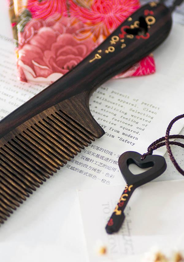 Wooden Combs Gift Sets Hand Carved Comb Online – Tan Mujiang
